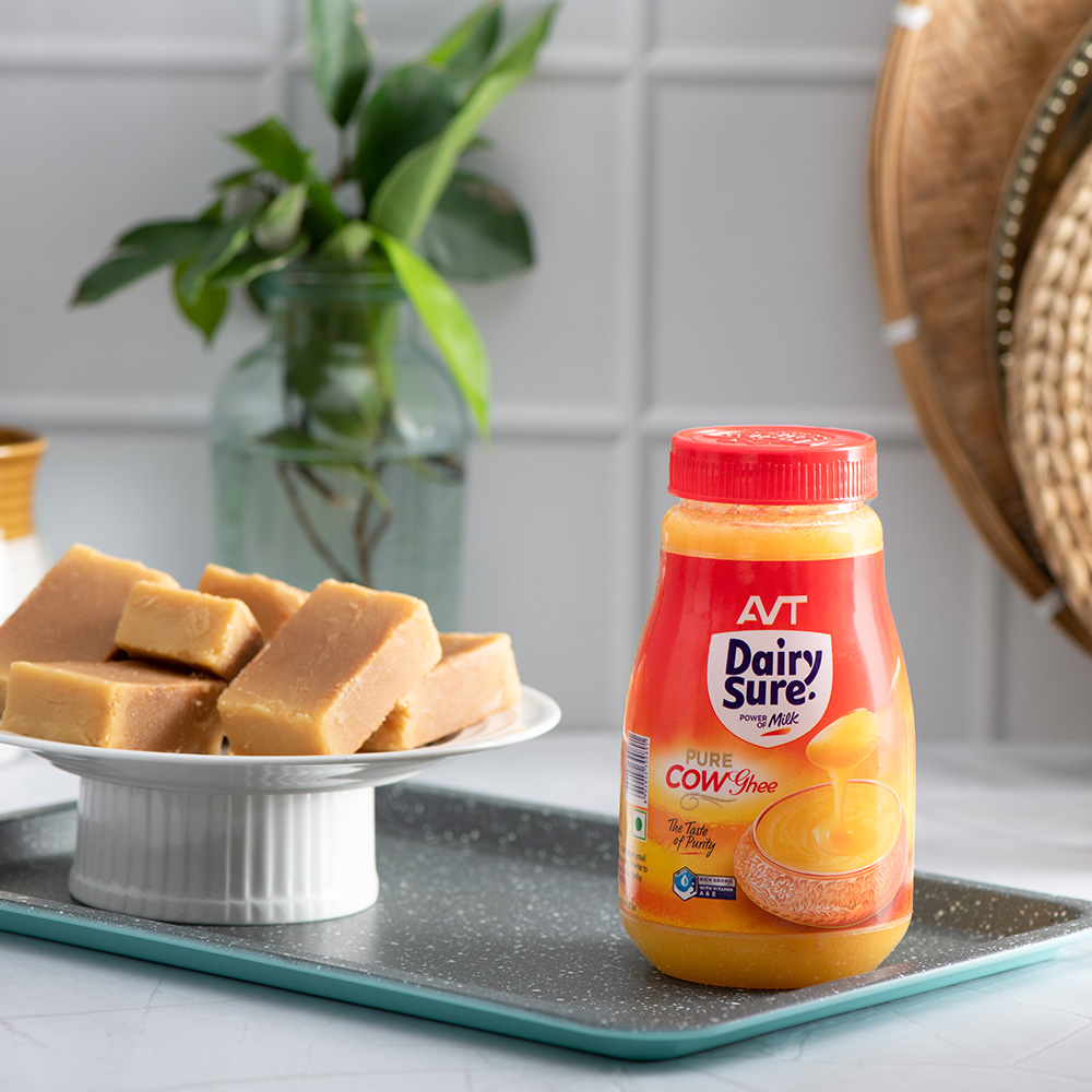 Buy AVT Dairy Sure Premium Cow Ghee 200ml Jar Online | AVT