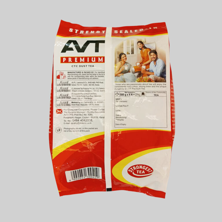 Buy AVT Premium CTC Dust Tea 2kg Poly pouch Online | AVT