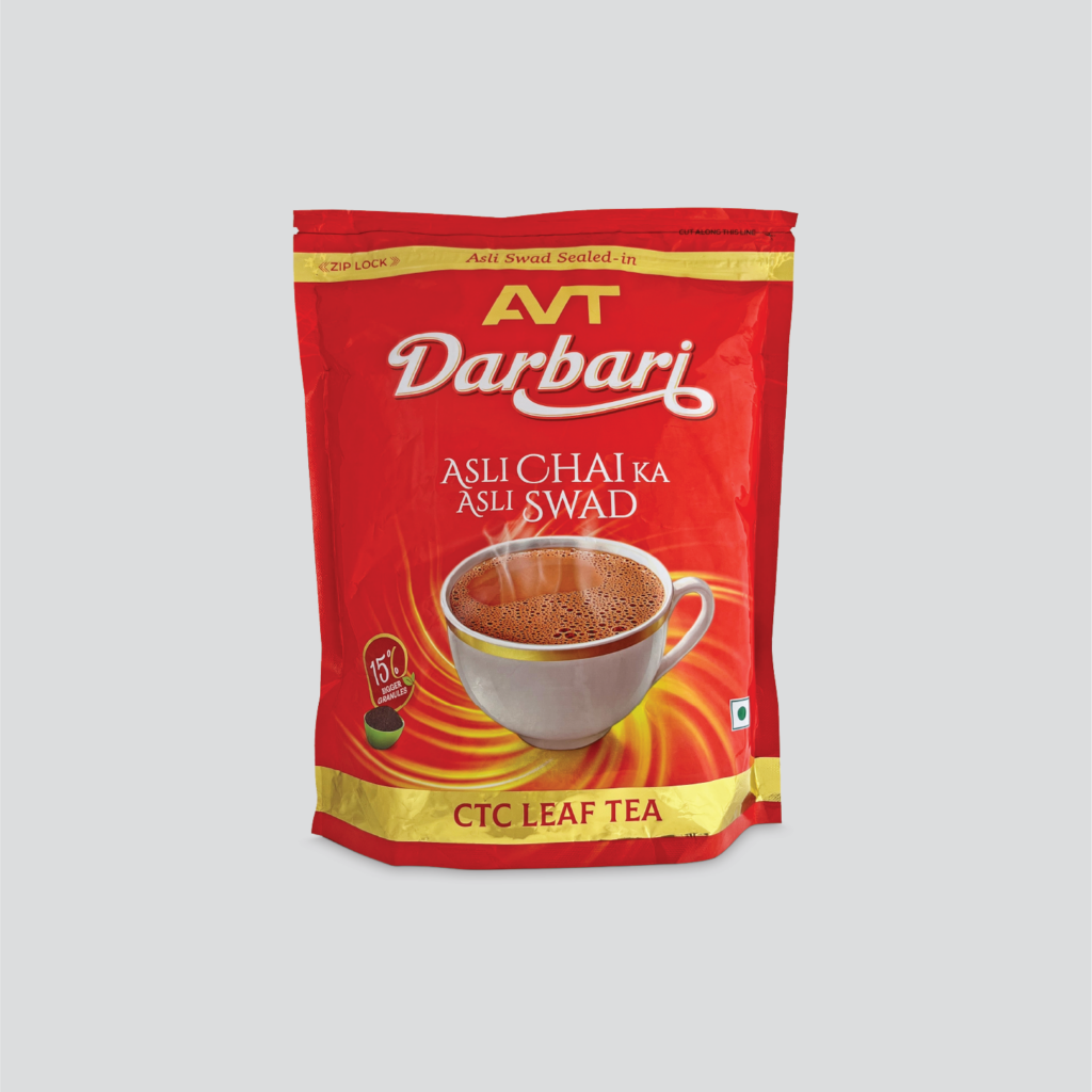 Buy AVT Darbari Tea 250g Polypouch Online | CTC Leaf Tea
