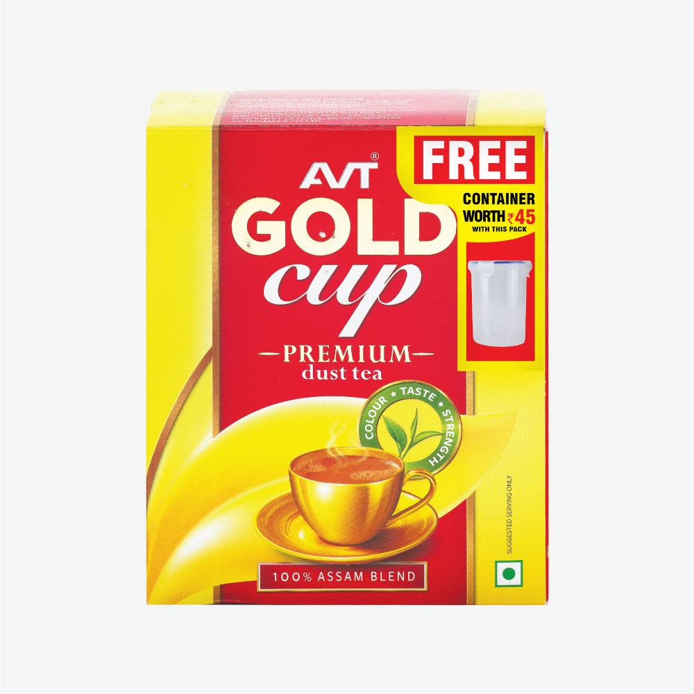 Buy AVT Gold Cup Dust Tea 250g Carton Online
